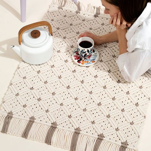 8 Macrame Rug Free Patterns - Hello Lidy